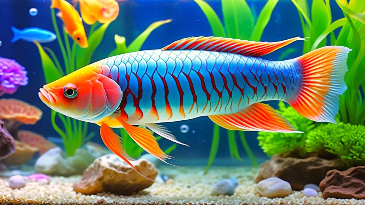 Marvel at Sea Creatures in 4K AQUARIUM - Captivating Moments With ...