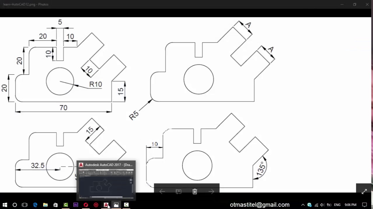 AutoCAD Autodesk Basics #1 - YouTube