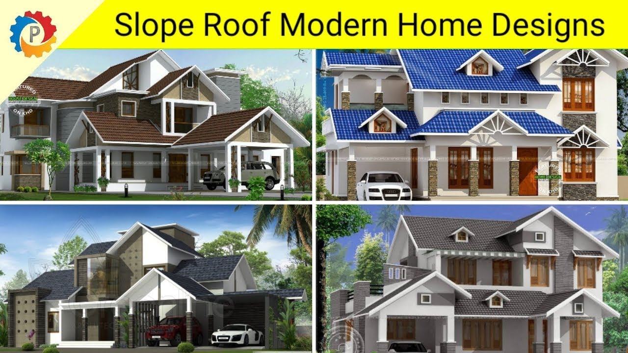 Kerala Home Design Sloped Roof - Homemade Ftempo