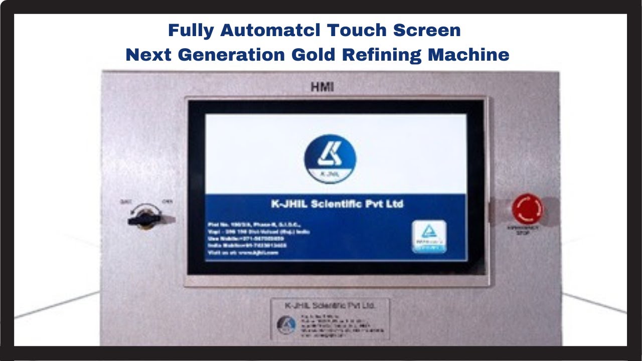 Fully Automatic Touch Screen Gold Refining Machine - YouTube