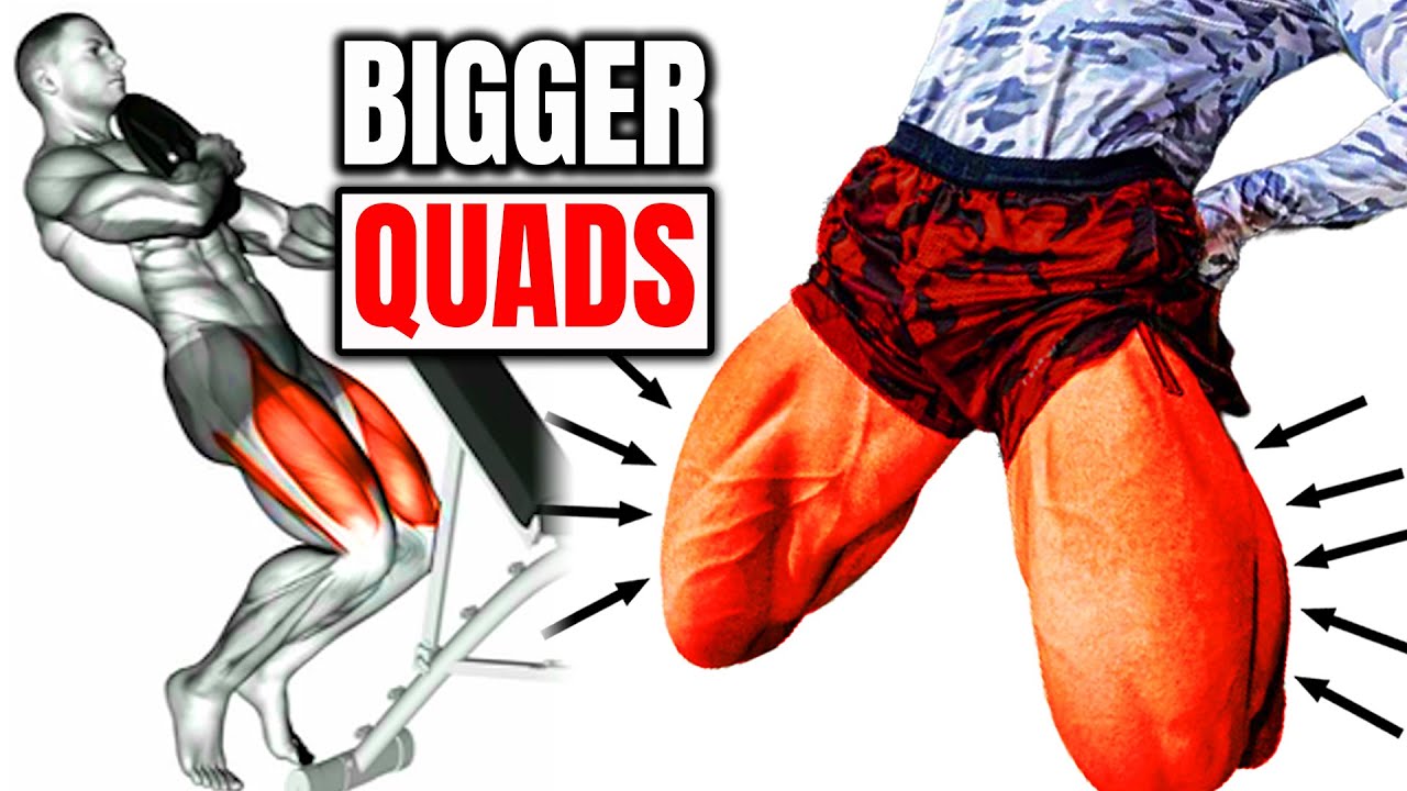 Top 8 Quads Exercises for Bigger Legs💪 - YouTube
