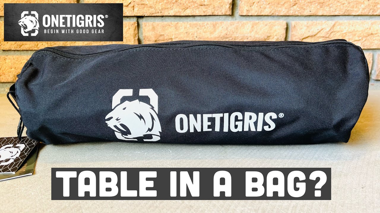 OneTigris Worktop Folding Camping Table - YouTube