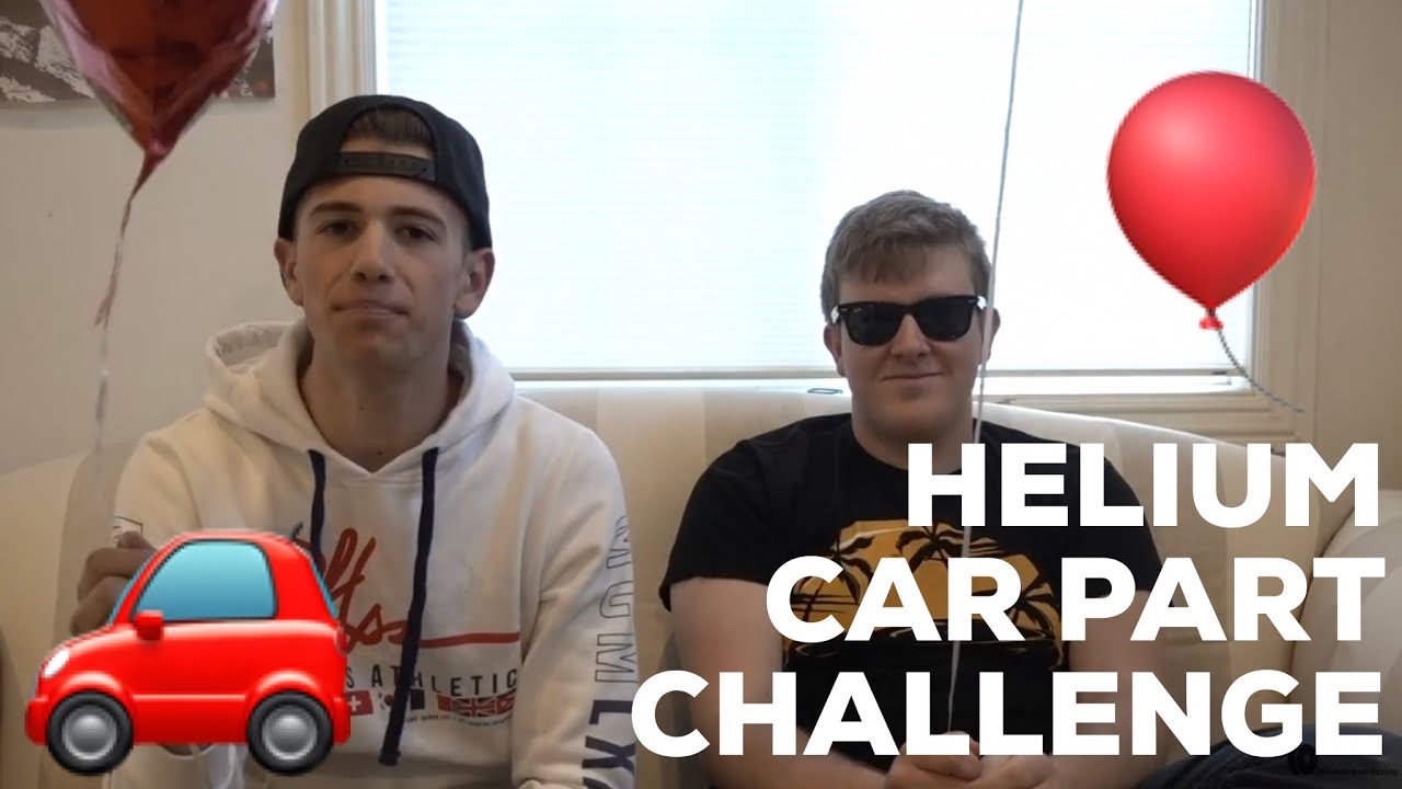 Helium Car Parts Challenge! - YouTube