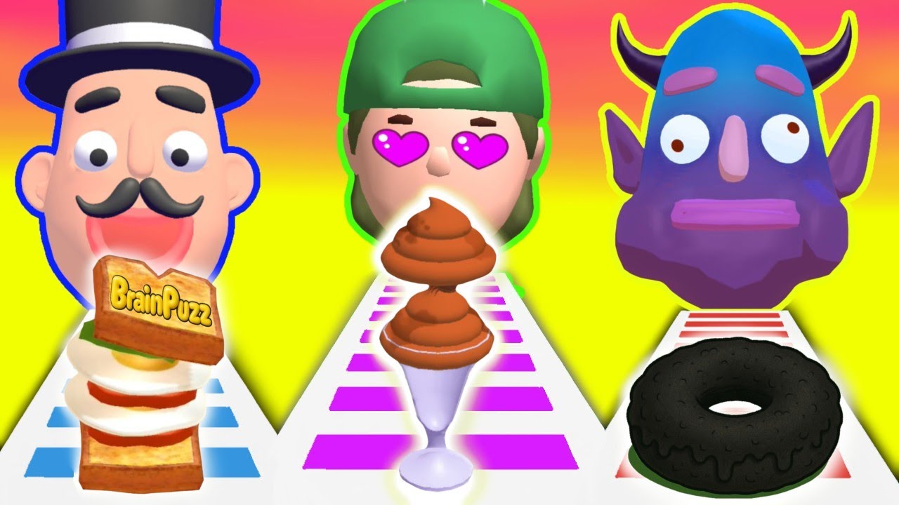 Sandwich Runner vs Bakery Stack vs Ice Cream Runner 🍩🍦🥪 Satisfying ...