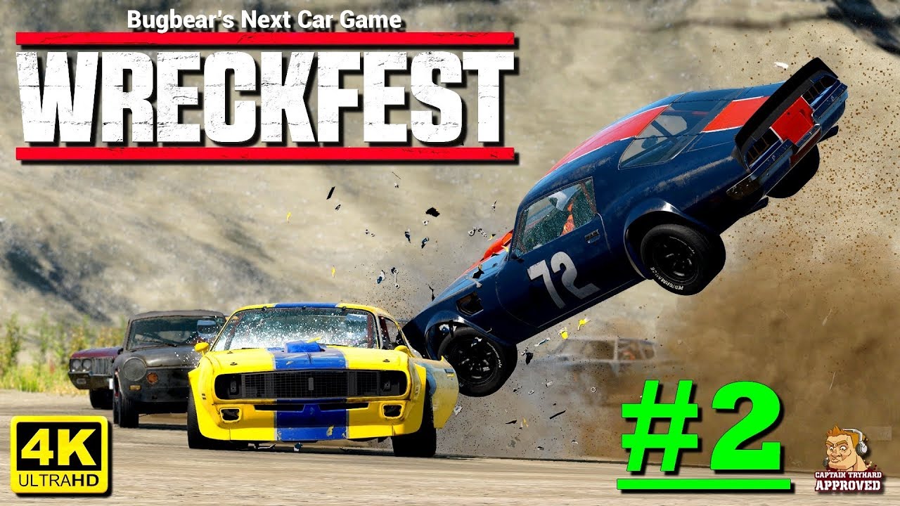 Wreckfest Gameplay EP-2 FR 4K. Déstruction, Démolition, Broyage et ...