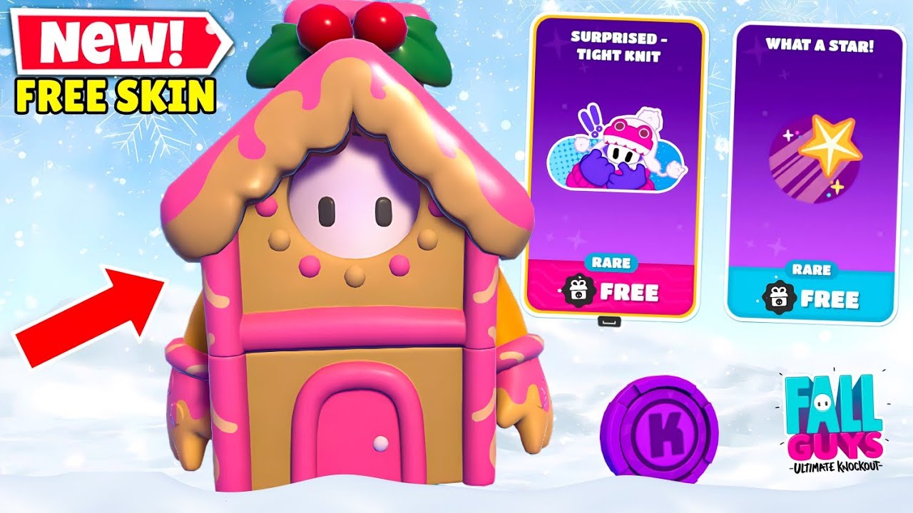 Fall Guys "NEW FREE CHRISTMAS SKINS & ITEMS" - RANKED LeaderBoard ...