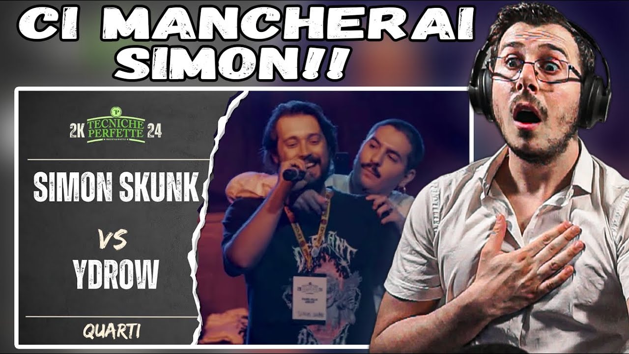 Reaction a SIMON SKUNK vs YDROW - QUARTI - FINALISSIMA TECNICHE ...