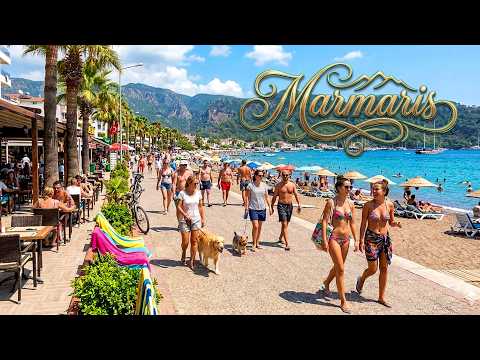 Marmaris'te Muhteşem Akşamüstü Yürüyüşü Full Video Türkiye 4K