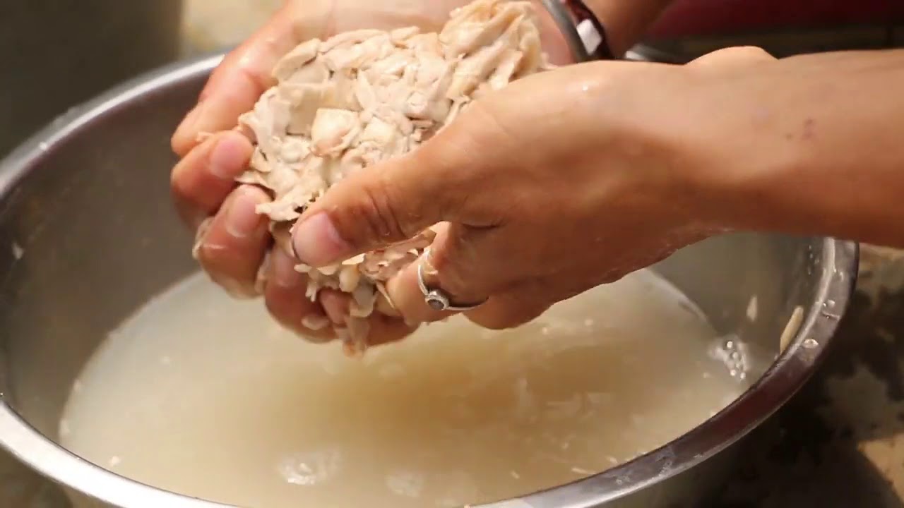 Pork hand ripped pig meat || Manipur village cooking style || Promote ...