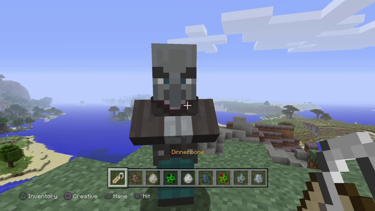 Minecraft dinner bone trick - YouTube