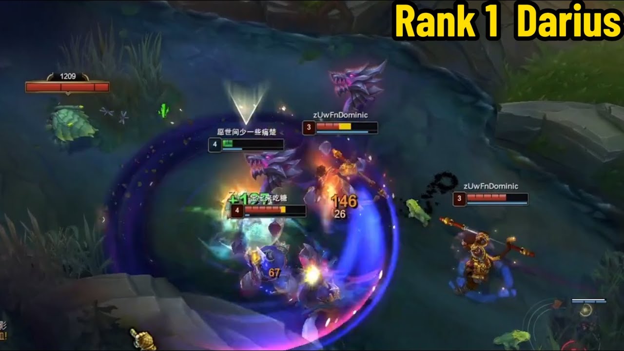 Rank 1 Darius: When Darius Got TRIPLE KILL in the Early Game... - YouTube