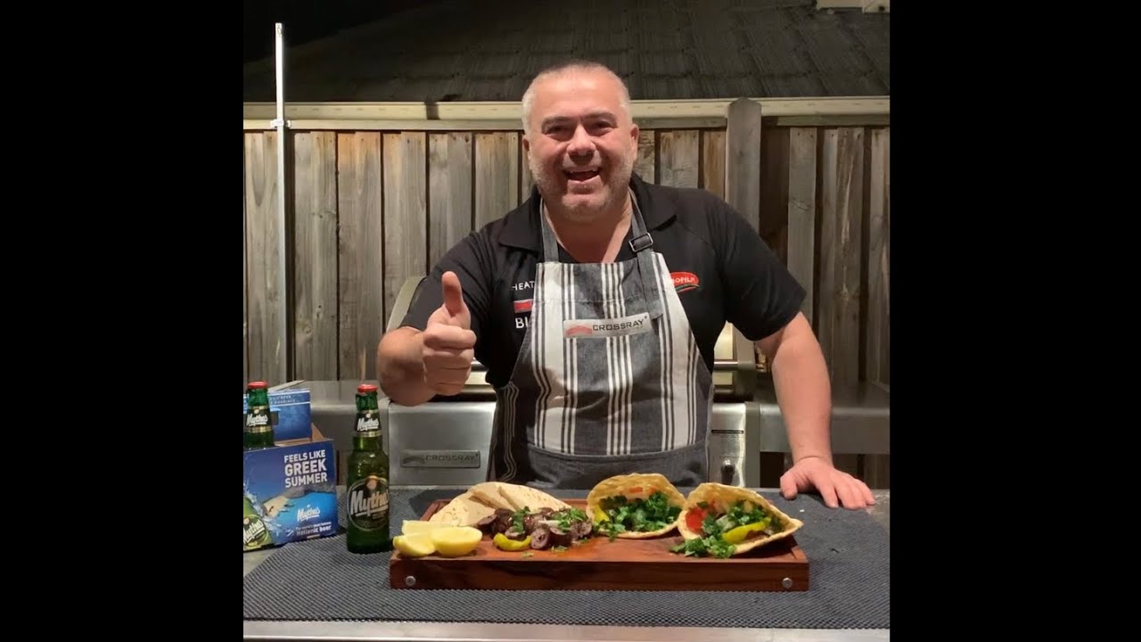 Cypriot Style Souvlaki with Loukaniko (Wine infused smoked pork ...