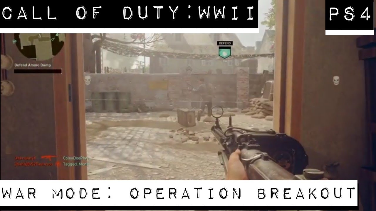 Call of Duty: WWII - War Mode - Operation Breakout - Online Gameplay in ...