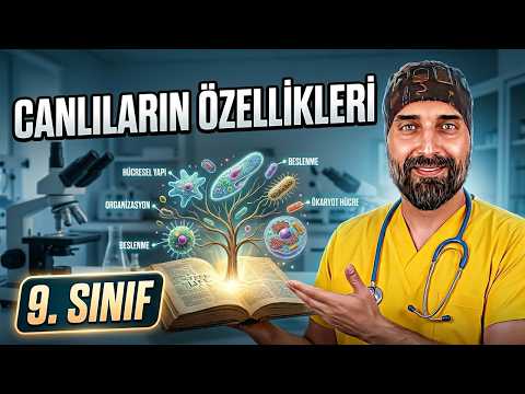 3. Ders: Canlıların Karakteristik Özellikleri - 1 | Dr. Biyoloji 9. Sınıf Yeni Müfredat