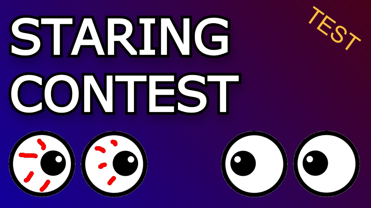 How Long Can You Keep Your Eyes Open? (TEST) - YouTube