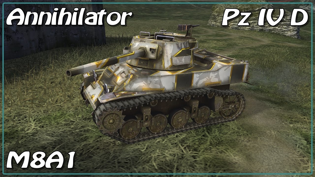 M8A1 • Pz IV D • Annihilator • WoT Blitz *SR - YouTube