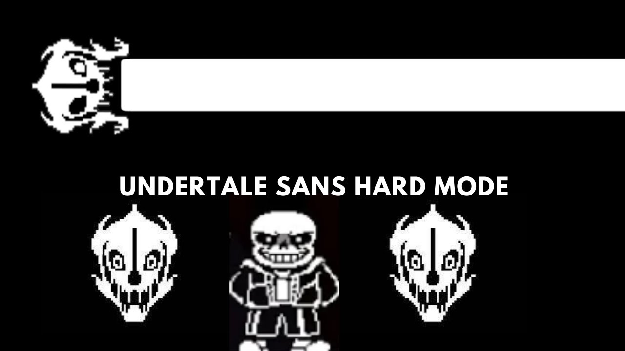 Undertale Hardmode Sans Phase 1-2 DEBUG mode - YouTube