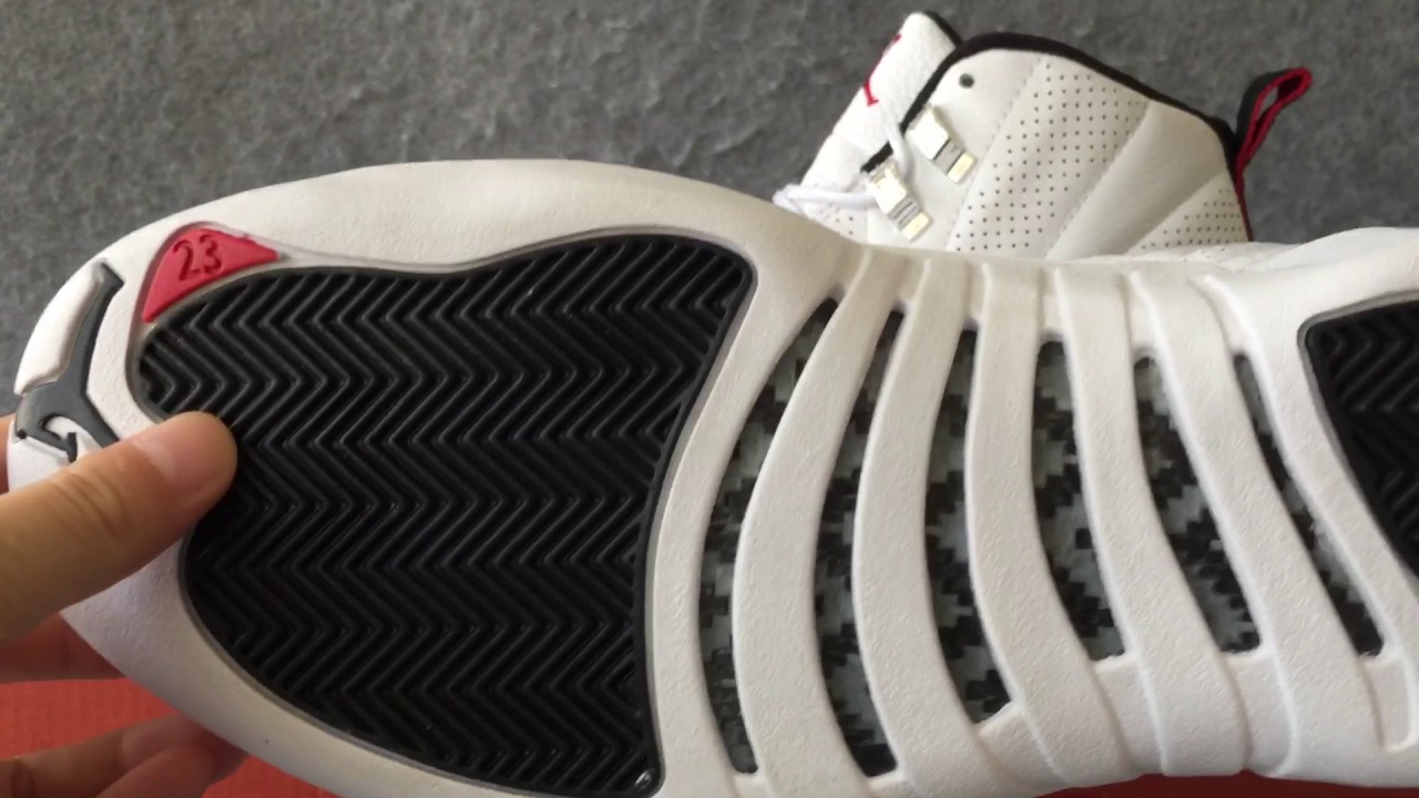 Authentic Air Jordan 12 Sunrise - YouTube