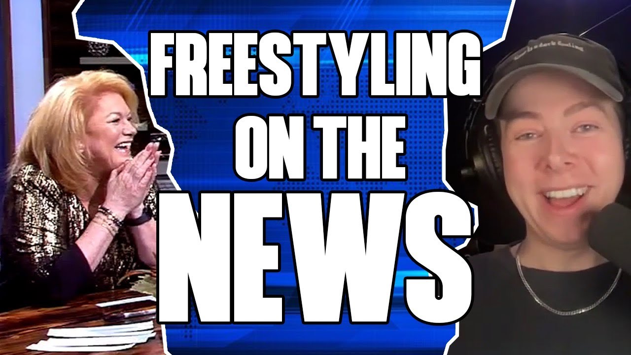Freestyle Rapper STUNS News Anchor - YouTube