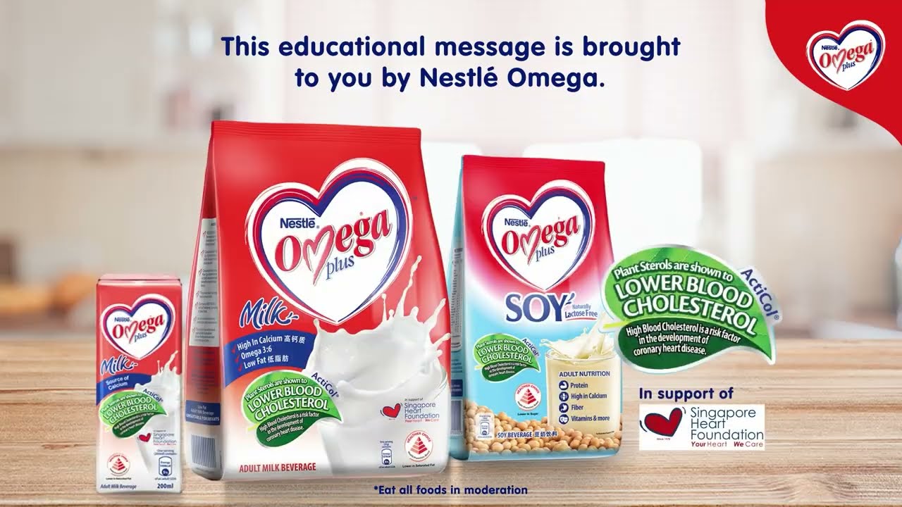 Take charge of your heart health with Nestlé Omega Plus ActiCol - YouTube