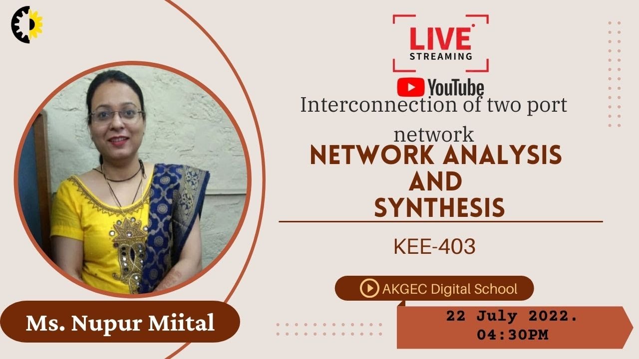 INTERCONNECTION OF TWO PORT NETWORK || NETWORK ANALYSIS AND SYNTHESIS ...
