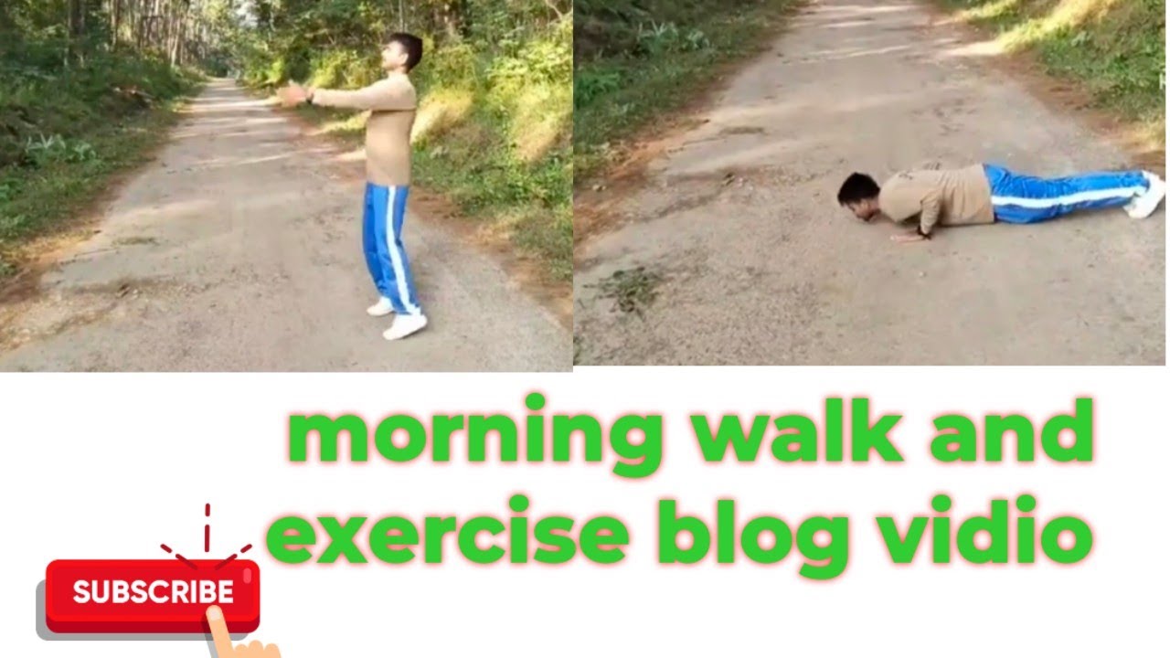 morning walk blog || exercise on roadside with friends || - YouTube
