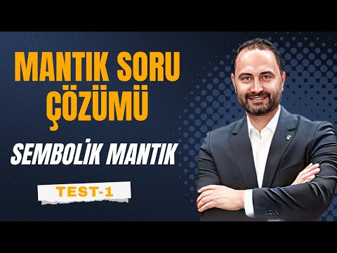 Sembolik Mantık Test -1| AYT Felsefe Soru Çözüm Kampı | AYT–2026