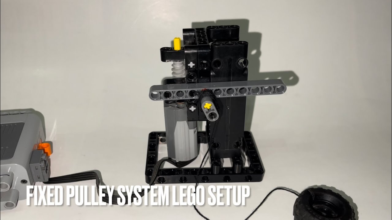 Fixed Pulley System LEGO Setup - YouTube