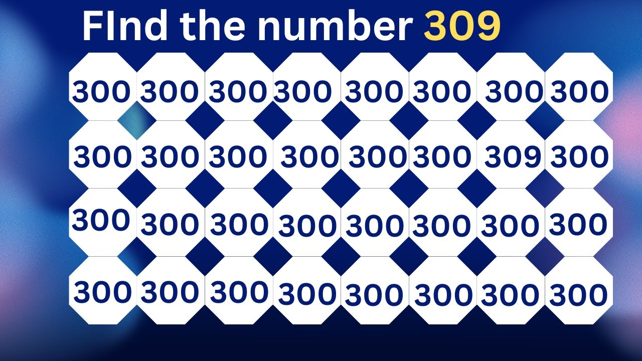 FIND THE NUMBER, "Unbelievable! " Brain Teasers Ahead! Test Your IQ ...