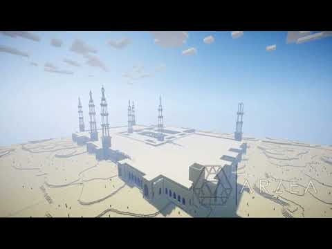 minecraft // build masjid nabawi in-minecraft - YouTube