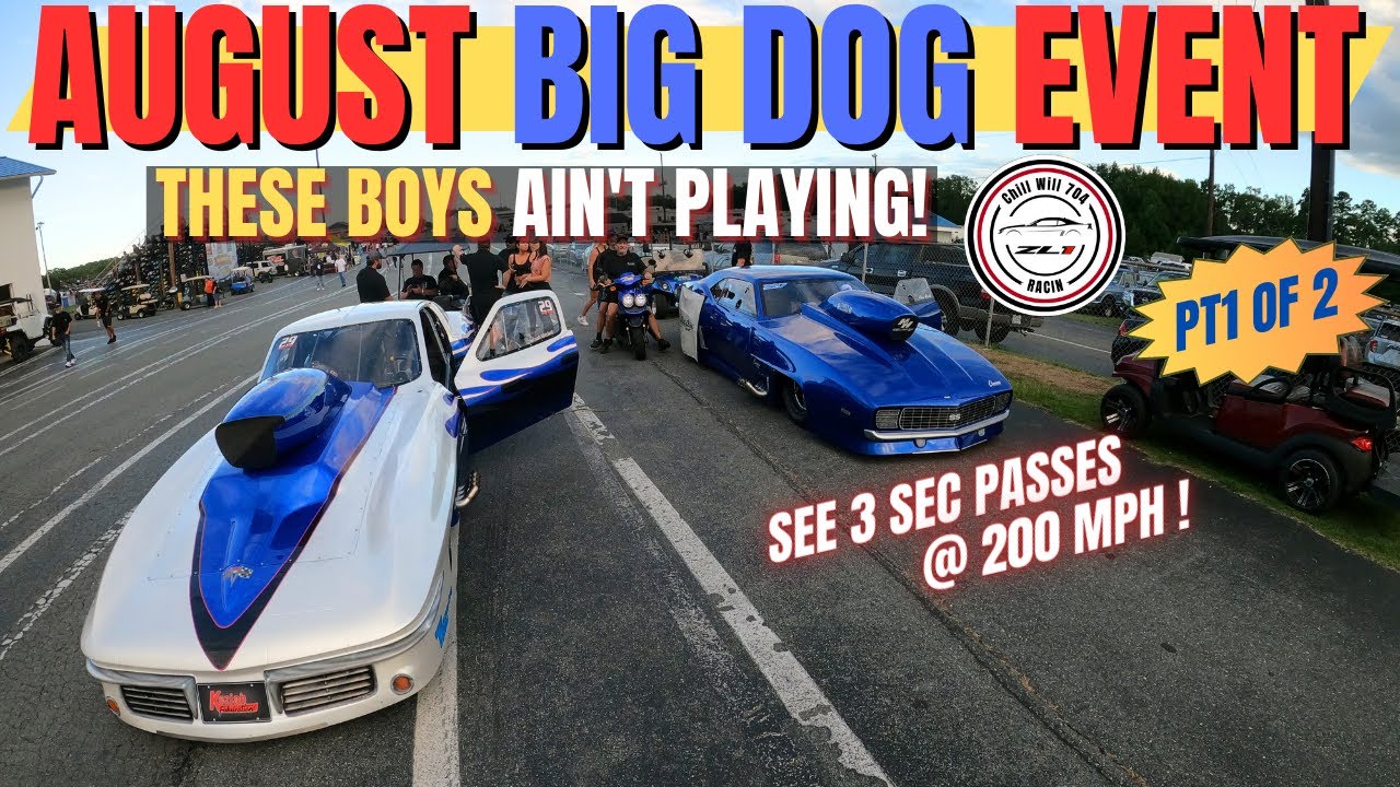 August Big Dog Drag Race Event pt. 1 of 2 #dragracing #promods - YouTube