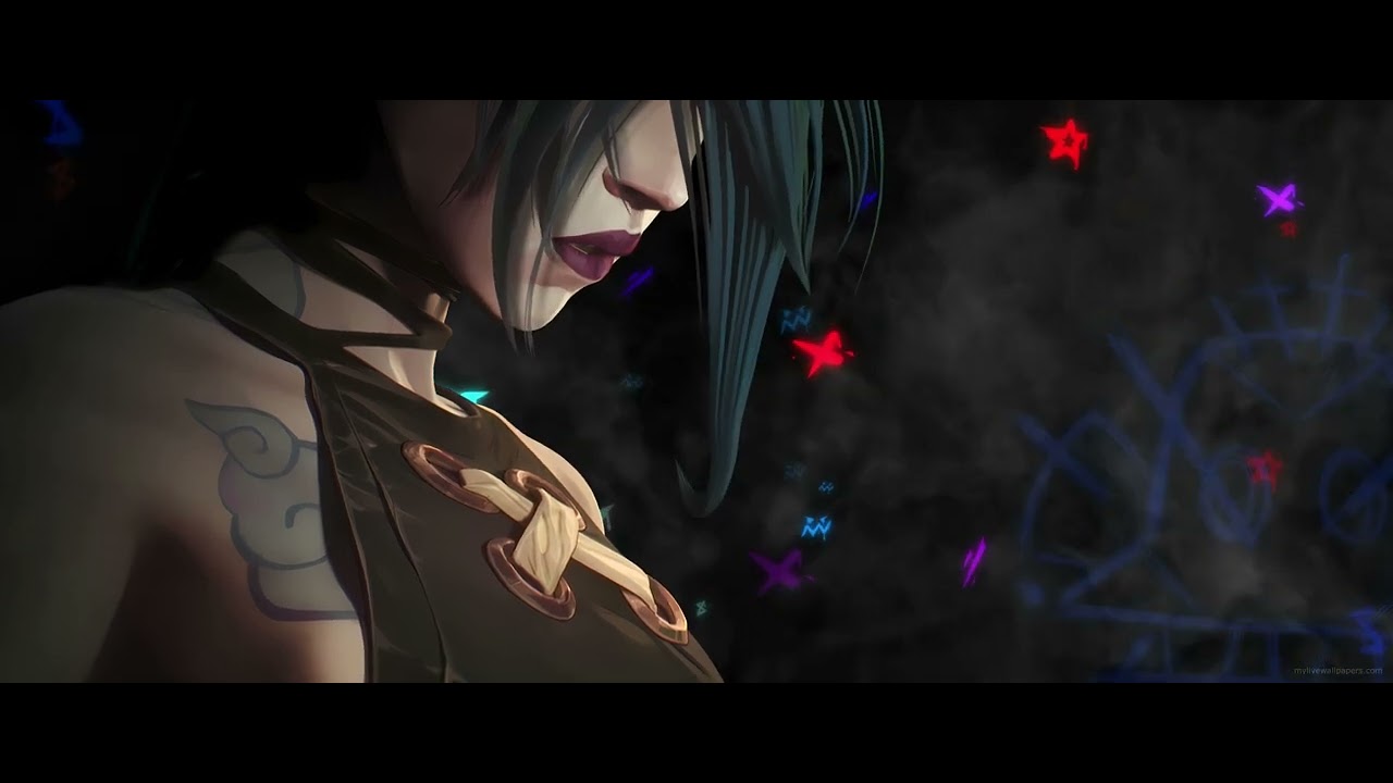 Jinx Schizophrenia 4K | Jinx Schizophrenia Live Wallpaper | Arcane live ...