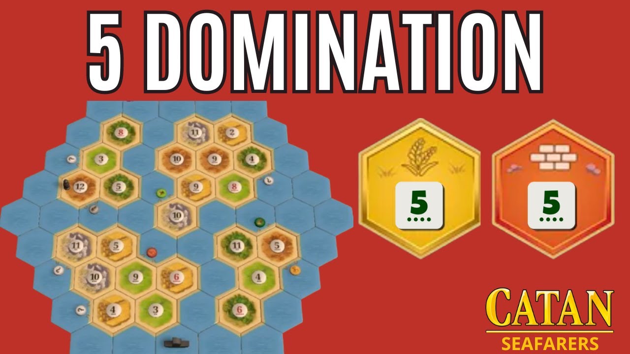 Four Islands: 5 DOMINATION | Top 25 Catan SEAFARERS | Game 156 - YouTube
