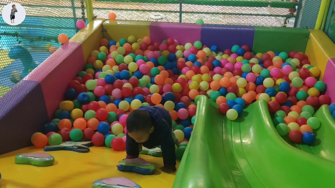 Play ball house with kids | Children's play area | BiBi Kids Channel ...