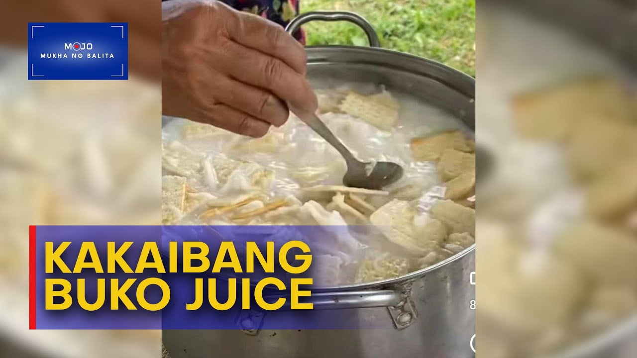 Mukha ng Balita | Buko juice na may biskwit, patok sa Visayas at ...