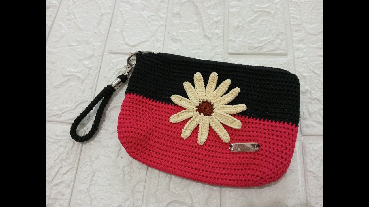 Crochet Pouch | Pouch Rajut - YouTube