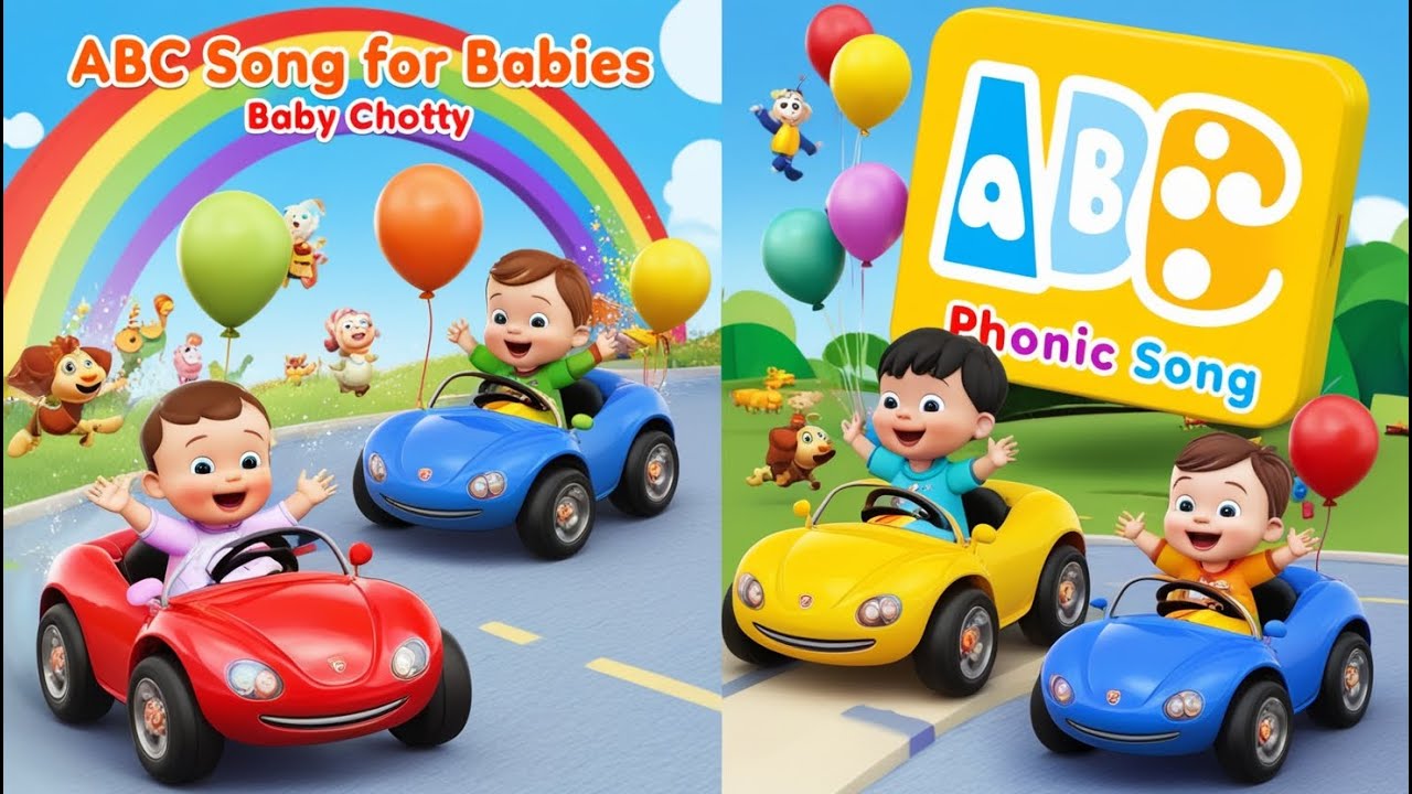 ABC Song Nursery Rhymes for Babies: Part 2 (1-5 Years Old) Learn ...