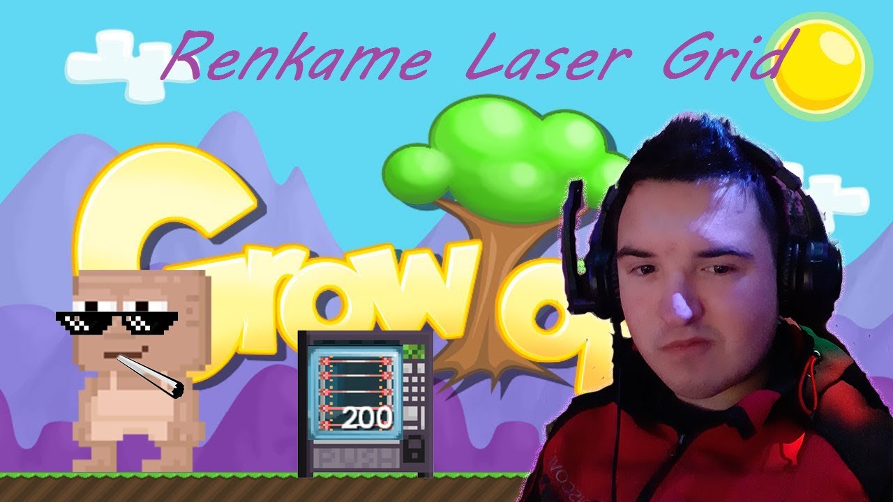 Growtopia Renkame Labai daug laser grid Lietuviškai - YouTube
