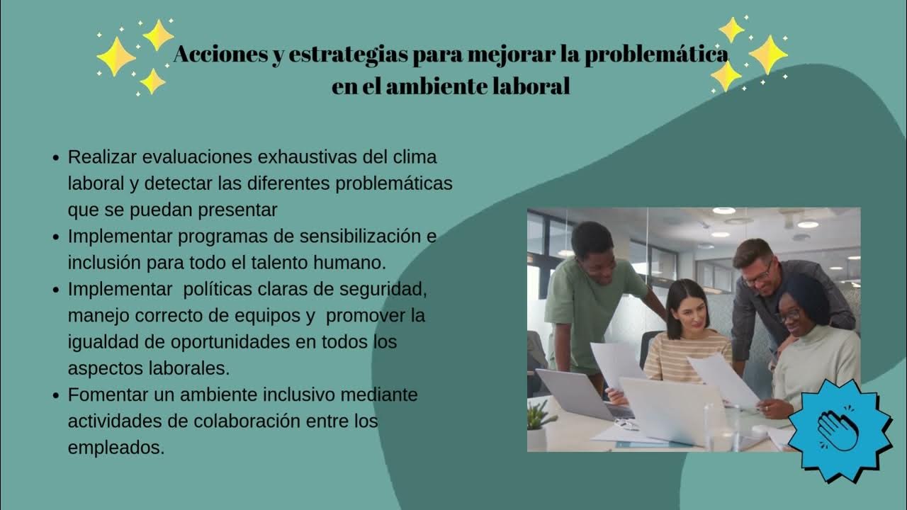 Tarea: Acciones y estrategias para mejorar el ambiente y clima organizacional - YouTube