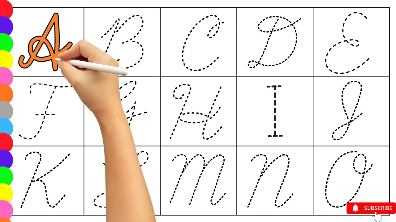 How To Write ABCD| Alphabets Tracing| Alphabets Tracing for kids| Learn ...