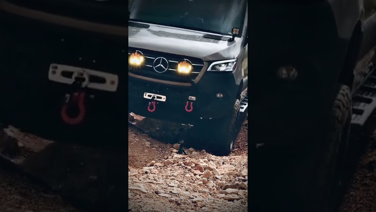 I took my 2020 Mercedes Sprinter van 4x4 off-road. - YouTube