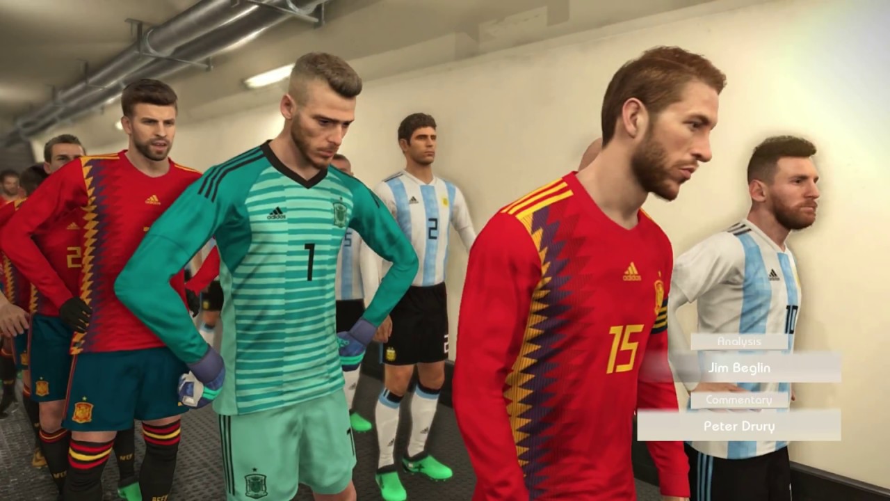 PES 2018 Gameplay PC - YouTube