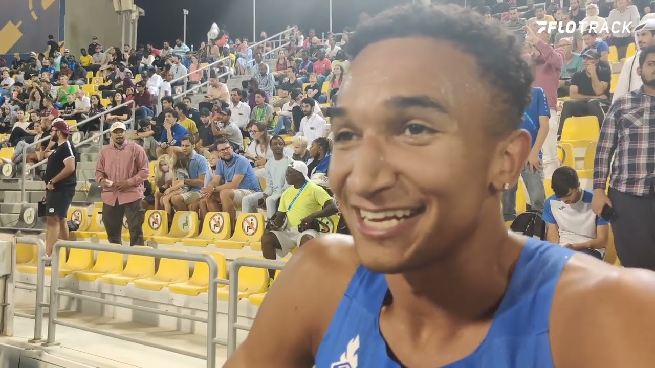 Donavan Brazier Confident He Can Defend 800m World Title - YouTube