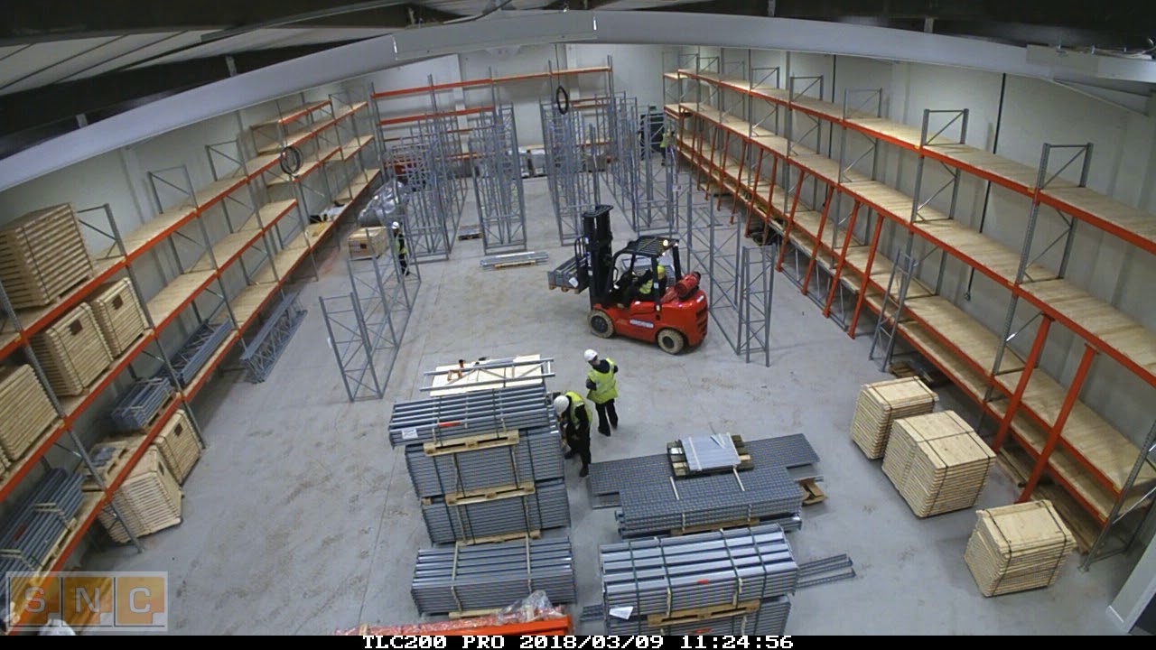 SNC Installations Ltd: Warehouse Racking Installation Time Lapse - YouTube