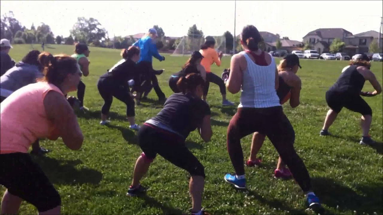 1,000 Calorie Outdoor Boot Camp Workout - YouTube