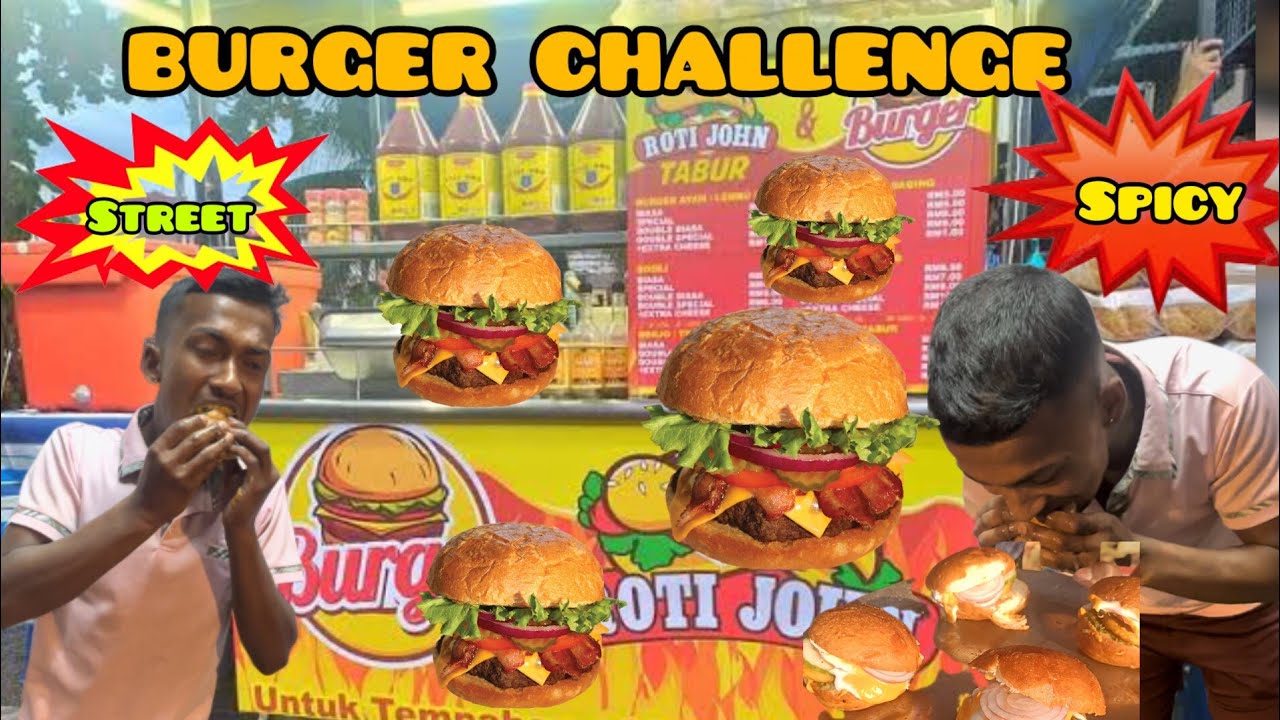Burger Challenge 😳In Gupta Burger stall 1000₹ Winning price 🤑 || Street ...