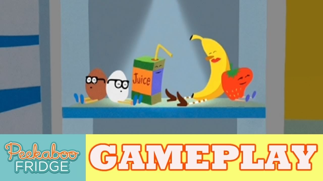 PEEKABOO FRIDGE GAMEPLAY EPISODE #02 | BABY LEARN FRUITS VEGETABLES ...