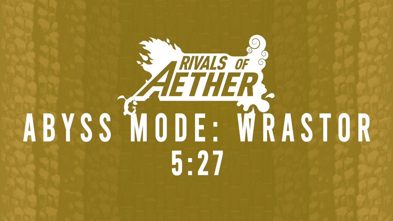 Rivals of Aether Speedrun OLD WR (5:27) [Abyss Mode: Wrastor] - YouTube