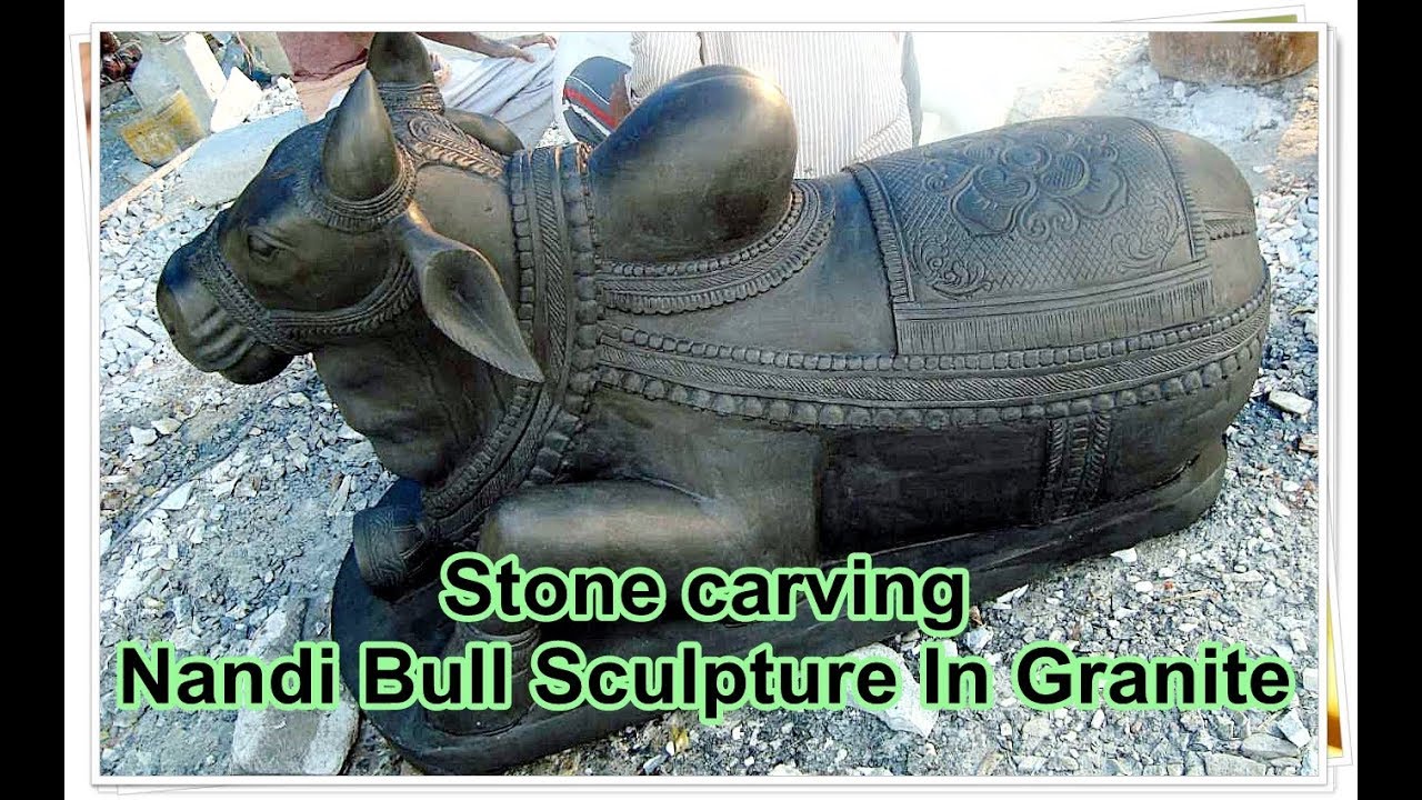 Stone carving ¦ Granite carving ¦ Nandi Bull Sculpture In Granite ...