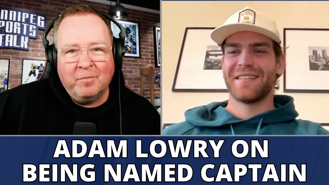 Adam Lowry on being named Captain of the Winnipeg Jets - YouTube